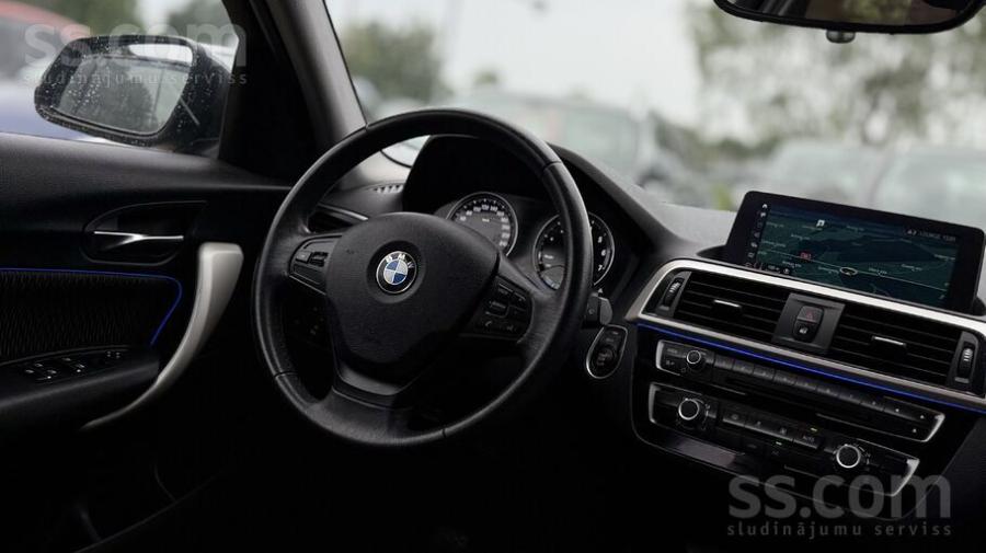 Pelēks BMW 116 2017 Jelgava, ar dzinēja tilpumu 1.50 L un nobraukumu 182 tūkst. km par 8990 €, foto 12 vietnē AUTOMOTO.COM.LV