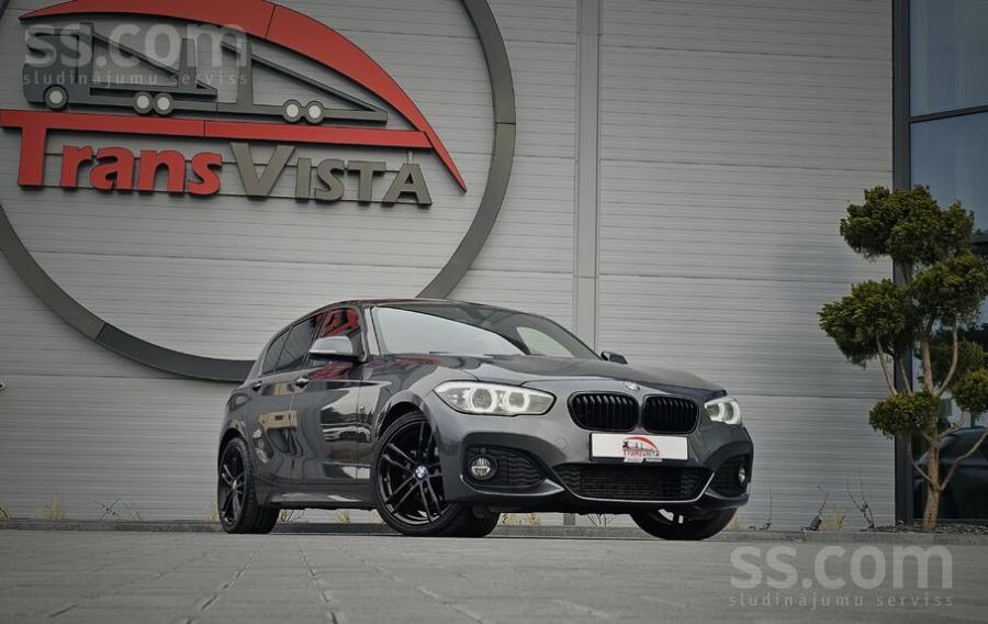 Grey BMW 116 2018 in Telschi, with an engine capacity of 1.50 L and mileage of 96 thousand km for 13999 €, photo 3 on AUTOMOTO.COM.LV