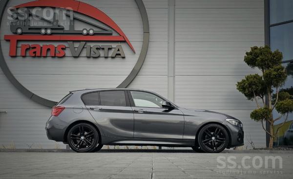 Grey BMW 116 2018 in Telschi, with an engine capacity of 1.50 L and mileage of 96 thousand km for 13999 €, photo 4 on AUTOMOTO.COM.LV