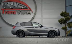 Grey BMW 116 2018 in Telschi, with an engine capacity of 1.50 L and mileage of 96 thousand km for 13999 €, photo 4 on AUTOMOTO.COM.LV