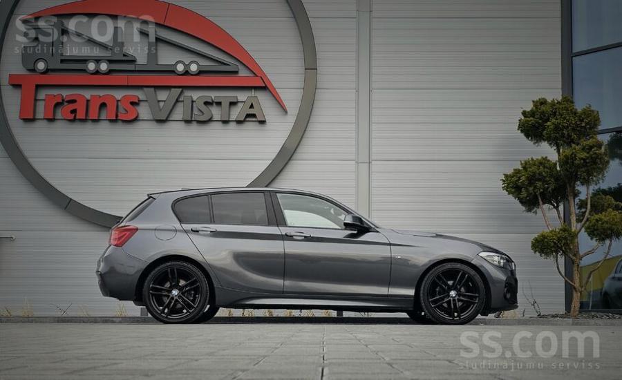 Grey BMW 116 2018 in Telschi, with an engine capacity of 1.50 L and mileage of 96 thousand km for 13999 €, photo 4 on AUTOMOTO.COM.LV