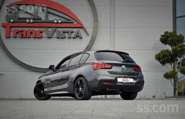 Grey BMW 116 2018 in Telschi, with an engine capacity of 1.50 L and mileage of 96 thousand km for 13999 €, photo 6 on AUTOMOTO.COM.LV