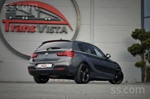 Grey BMW 116 2018 in Telschi, with an engine capacity of 1.50 L and mileage of 96 thousand km for 13999 €, photo 8 on AUTOMOTO.COM.LV