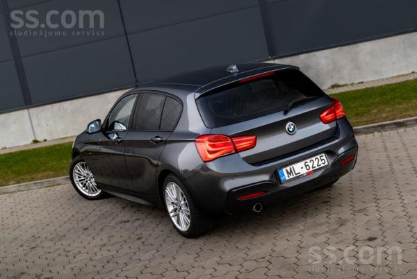 Pelēks BMW 116 2019 Rīga, ar dzinēja tilpumu 1.50 L un nobraukumu 48 tūkst. km par 15990 €, foto 5 vietnē AUTOMOTO.COM.LV