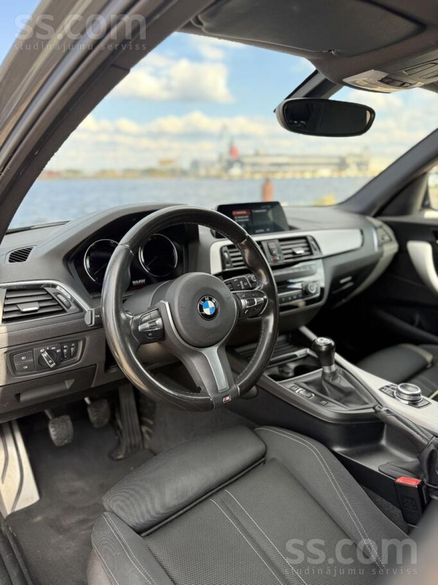 Grey BMW 116 2019 in Riga, with an engine capacity of 1.50 L and mileage of 179 thousand km for 12300 €, photo 6 on AUTOMOTO.COM.LV