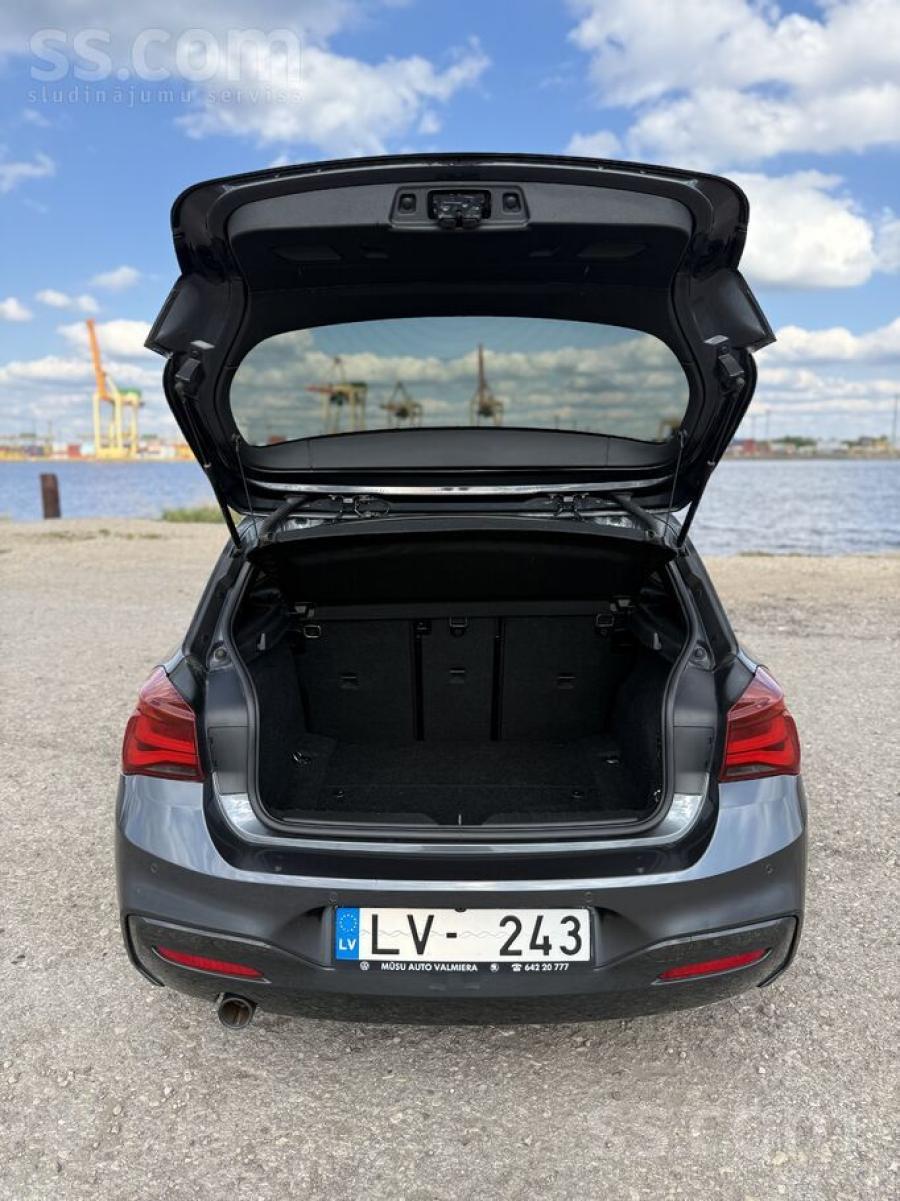 Grey BMW 116 2019 in Riga, with an engine capacity of 1.50 L and mileage of 179 thousand km for 12300 €, photo 10 on AUTOMOTO.COM.LV