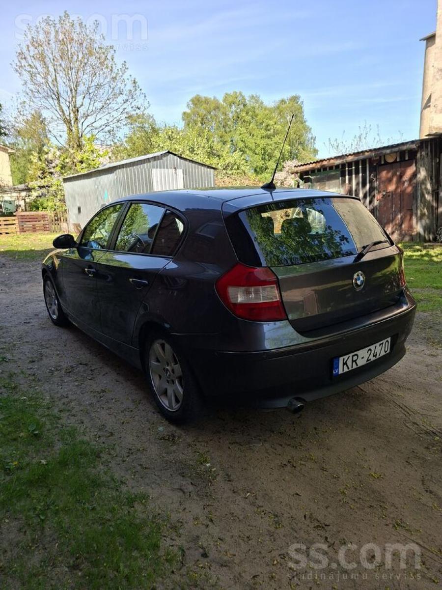 Grey BMW 116 2006 in Liepaja, with an engine capacity of 1.60 L and mileage of 191 thousand km for 3500 €, photo 5 on AUTOMOTO.COM.LV