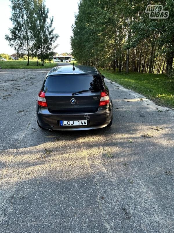 BMW 116 2005 Plungė, ar dzinēja tilpumu 1.60 L un nobraukumu 200 tūkst. km par 1500 €, foto 4 vietnē AUTOMOTO.COM.LV