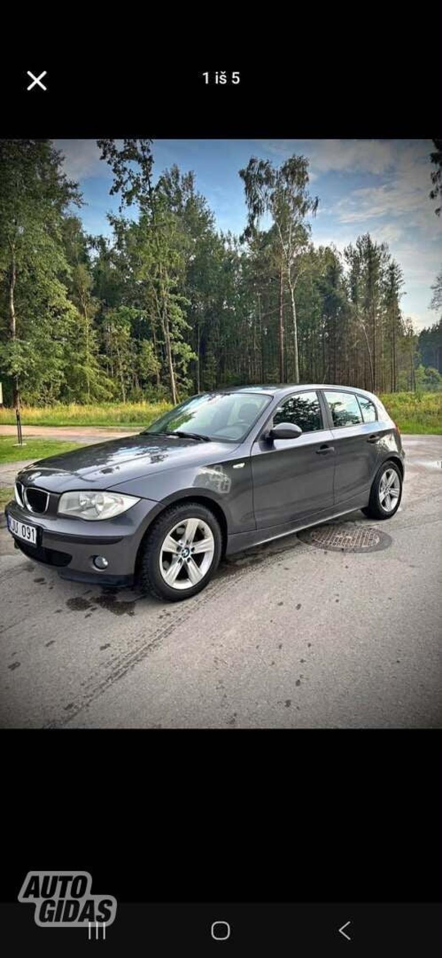 BMW 116 2006 Vilkaviškis, ar dzinēja tilpumu 1.60 L un nobraukumu 180 tūkst. km par 1850 €, foto 1 vietnē AUTOMOTO.COM.LV