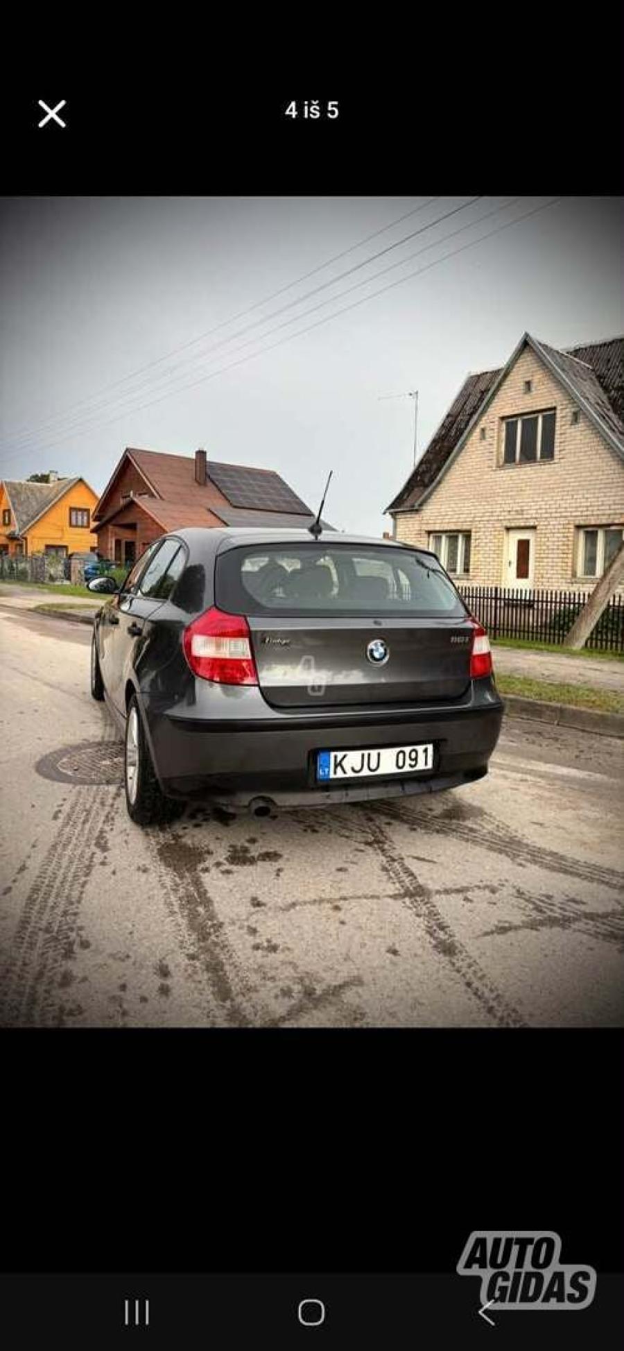 BMW 116 2006 Vilkaviškis, ar dzinēja tilpumu 1.60 L un nobraukumu 180 tūkst. km par 1850 €, foto 4 vietnē AUTOMOTO.COM.LV