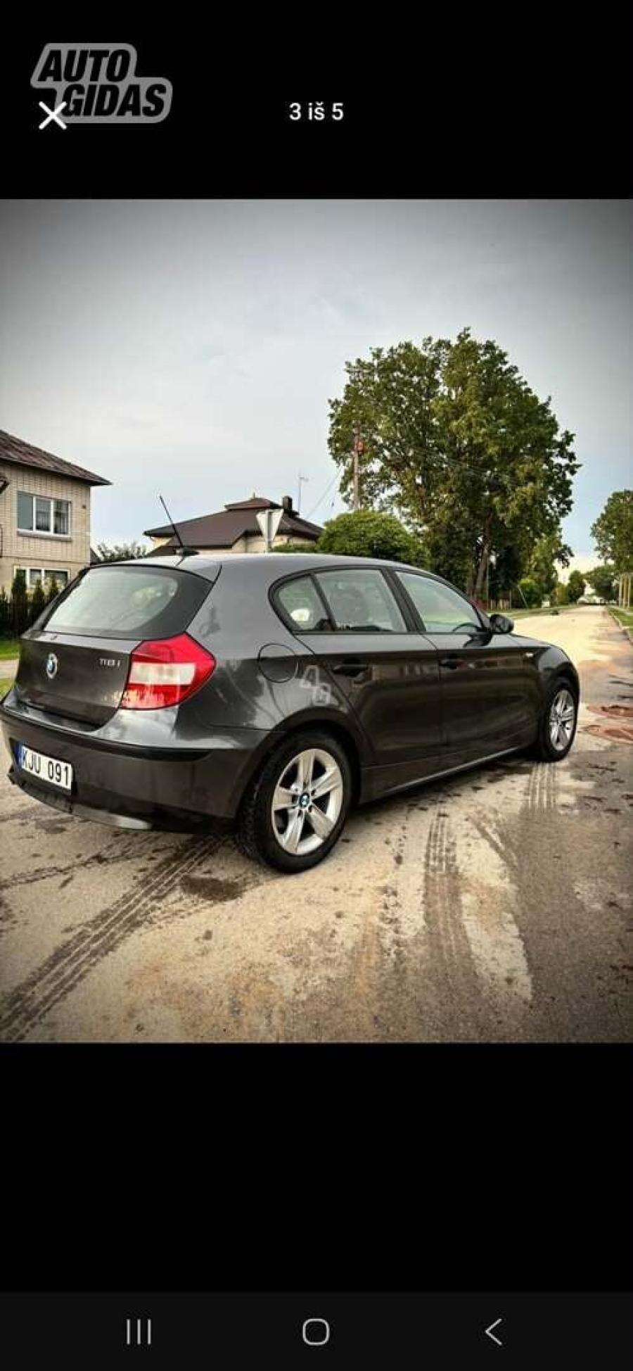 BMW 116 2006 Vilkaviškis, ar dzinēja tilpumu 1.60 L un nobraukumu 180 tūkst. km par 1850 €, foto 6 vietnē AUTOMOTO.COM.LV