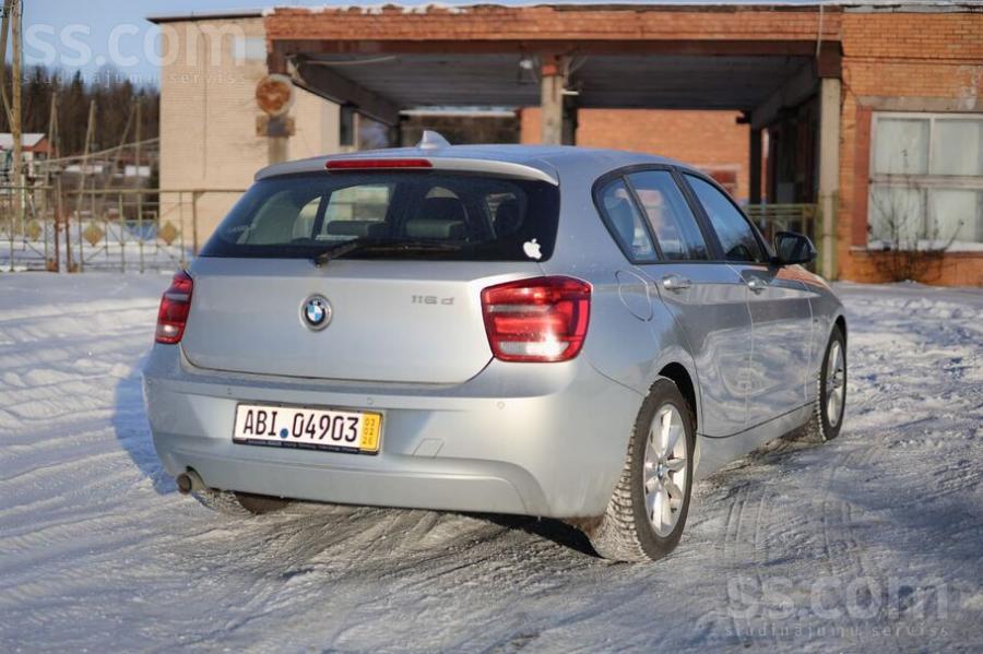 BMW 116 2012 Balvi, ar dzinēja tilpumu 1.60 L un nobraukumu 258 tūkst. km par 6800 €, foto 5 vietnē AUTOMOTO.COM.LV