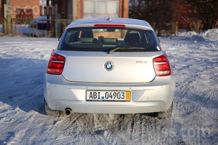 BMW 116 2012 Balvi, ar dzinēja tilpumu 1.60 L un nobraukumu 258 tūkst. km par 6800 €, foto 7 vietnē AUTOMOTO.COM.LV