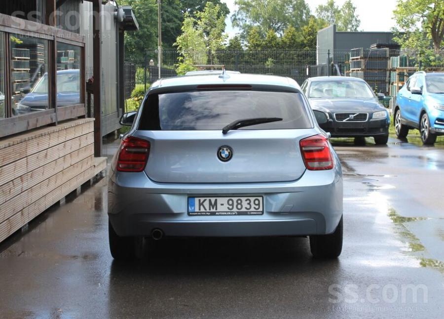BMW 116 2012 in Riga, with an engine capacity of 1.60 L and mileage of 0 thousand km for 5650 €, photo 6 on AUTOMOTO.COM.LV