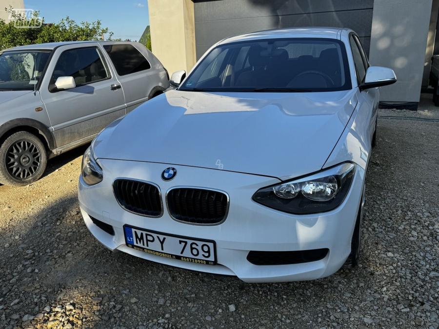 BMW 116 2012 in Siauliai, with an engine capacity of 1.60 L and mileage of 158 thousand km for 3750 €, photo 8 on AUTOMOTO.COM.LV