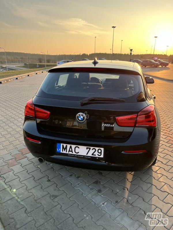 BMW 116 2016 Viļņa, ar dzinēja tilpumu 1.50 L un nobraukumu 230 tūkst. km par 6300 €, foto 5 vietnē AUTOMOTO.COM.LV