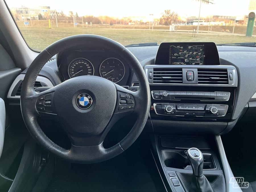 BMW 116 2016 in Vilnius, with an engine capacity of 1.50 L and mileage of 230 thousand km for 6300 €, photo 14 on AUTOMOTO.COM.LV