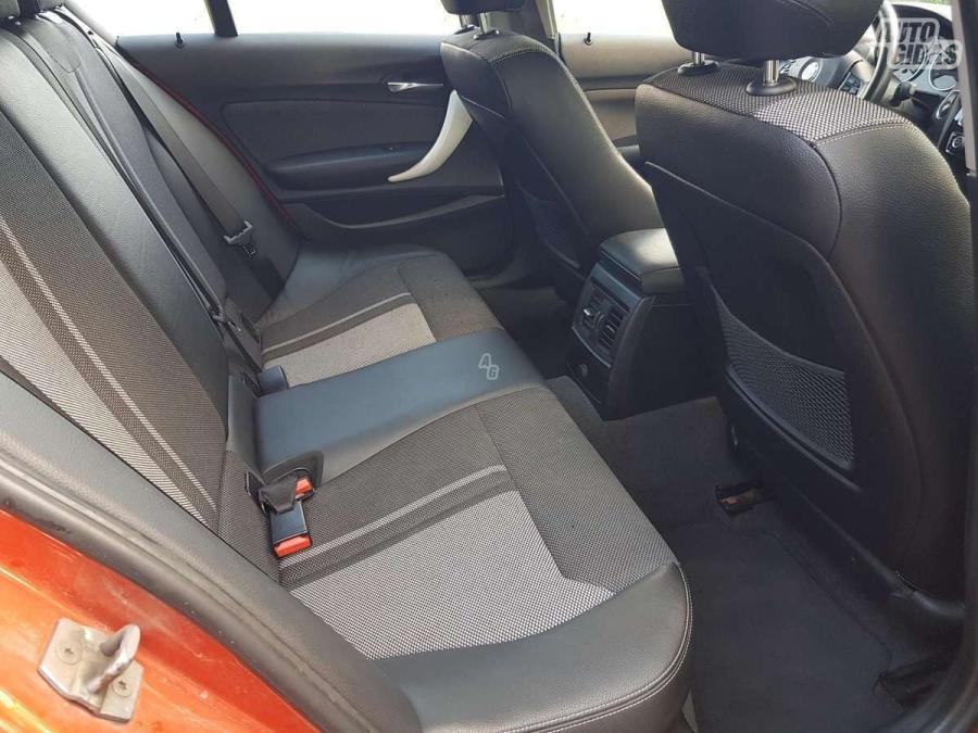 BMW 116 2016 in Vilnius, with an engine capacity of 1.50 L and mileage of 254 thousand km for 8999 €, photo 18 on AUTOMOTO.COM.LV