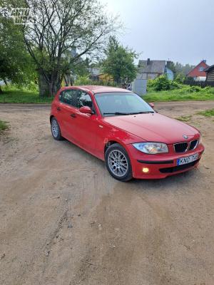 Red BMW 116 2005 in Telschi, with an engine capacity of 1.60 L and mileage of 22 thousand km for 1300 €, photo  on AUTOMOTO.COM.LV