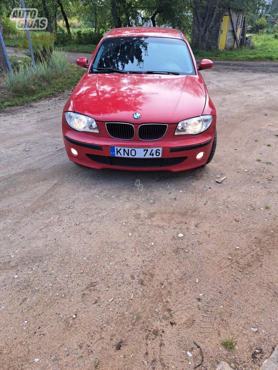 Red BMW 116 2005 in Telschi, with an engine capacity of 1.60 L and mileage of 22 thousand km for 1300 €, photo 2 on AUTOMOTO.COM.LV