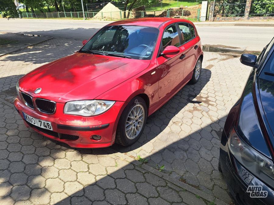 Red BMW 116 2005 in Telschi, with an engine capacity of 1.60 L and mileage of 22 thousand km for 1300 €, photo 13 on AUTOMOTO.COM.LV