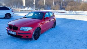 Red BMW 116 2006 in Vilnius, with an engine capacity of 1.60 L and mileage of 228 thousand km for 2300 €, photo  on AUTOMOTO.COM.LV