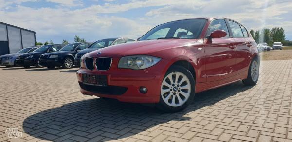 Red BMW 116 2006 in Kedainiai, with an engine capacity of 1.60 L and mileage of 213 thousand km for 2800 €, photo 5 on AUTOMOTO.COM.LV