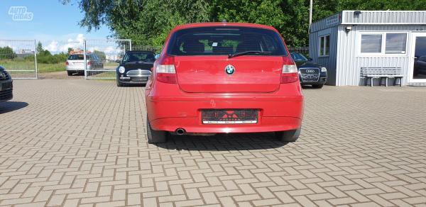 Red BMW 116 2006 in Kedainiai, with an engine capacity of 1.60 L and mileage of 213 thousand km for 2800 €, photo 8 on AUTOMOTO.COM.LV