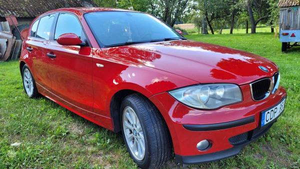 БМВ 116 2006 в Пренай на AUTOMOTO.COM.LV Красный БМВ 116 2006 в Пренай, объемом двигателя 1.60 л и пробегом 235 тыс. км за 2200 €, фото 7 на AUTOMOTO.COM.LV