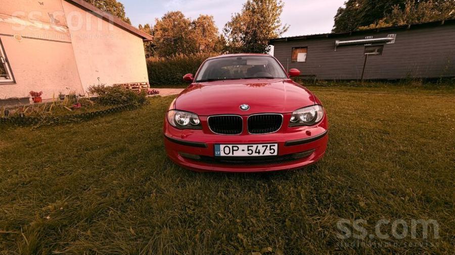 Sarkans BMW 116 2008 Ogre, ar dzinēja tilpumu 1.60 L un nobraukumu 193 tūkst. km par 3150 €, foto 3 vietnē AUTOMOTO.COM.LV