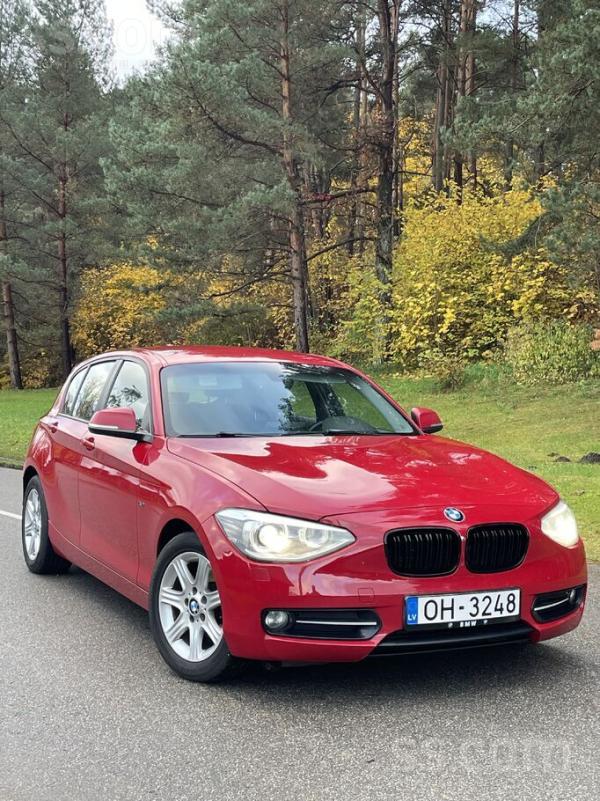 Sarkans BMW 116 2011 Tukums, ar dzinēja tilpumu 2.00 L un nobraukumu 0 tūkst. km par 4995 €, foto 3 vietnē AUTOMOTO.COM.LV