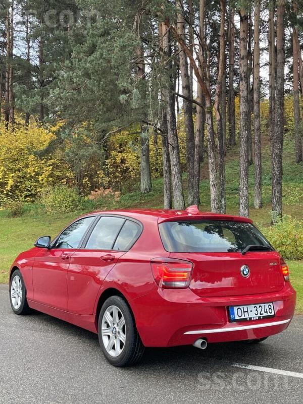 Sarkans BMW 116 2011 Tukums, ar dzinēja tilpumu 2.00 L un nobraukumu 0 tūkst. km par 4995 €, foto 4 vietnē AUTOMOTO.COM.LV