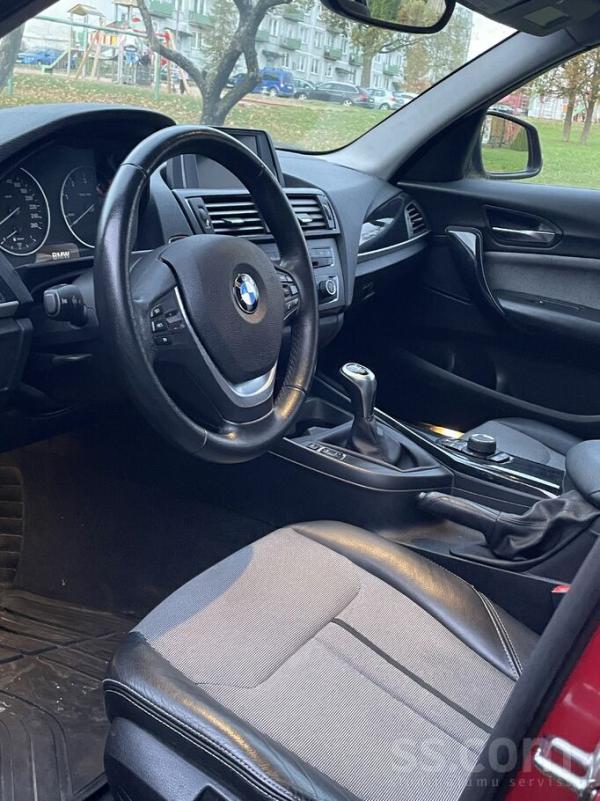 Sarkans BMW 116 2011 Tukums, ar dzinēja tilpumu 2.00 L un nobraukumu 0 tūkst. km par 4995 €, foto 7 vietnē AUTOMOTO.COM.LV