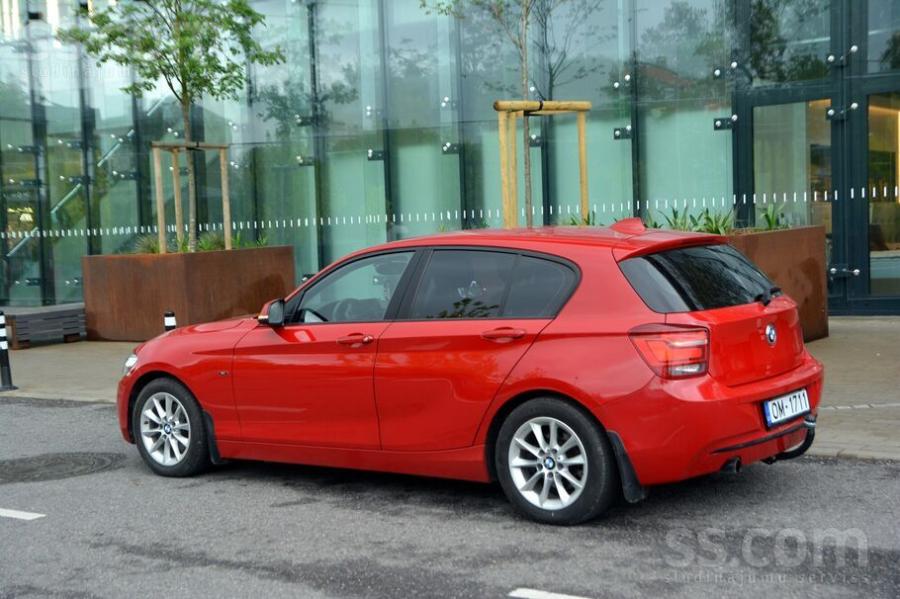 Sarkans BMW 116 2012 Rīga, ar dzinēja tilpumu 1.60 L un nobraukumu 196 tūkst. km par 5700 €, foto 4 vietnē AUTOMOTO.COM.LV