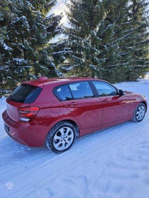 Red BMW 116 2014 in Utena, with an engine capacity of 2.00 L and mileage of 143 thousand km for 5999 €, photo 4 on AUTOMOTO.COM.LV