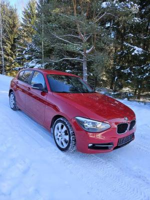 Red BMW 116 2014 in Utena, with an engine capacity of 2.00 L and mileage of 143 thousand km for 5999 €, photo 5 on AUTOMOTO.COM.LV