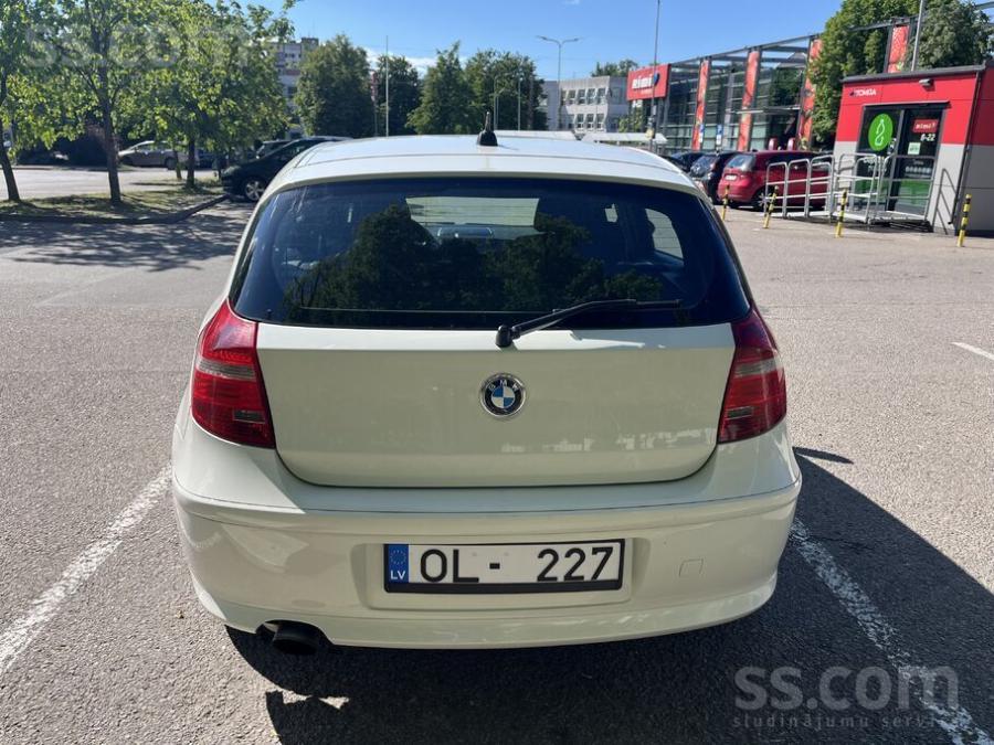 Balts BMW 116 2008 Rīga, ar dzinēja tilpumu 1.60 L un nobraukumu 155 tūkst. km par 3850 €, foto 7 vietnē AUTOMOTO.COM.LV