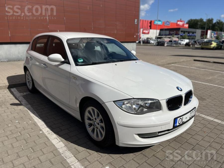 White BMW 116 2008 in Riga, with an engine capacity of 1.60 L and mileage of 155 thousand km for 3100 €, photo 4 on AUTOMOTO.COM.LV