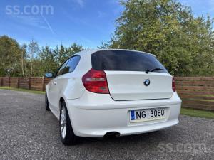 White BMW 116 2008 in Ogre, with an engine capacity of 1.60 L and mileage of 198 thousand km for 4200 €, photo 5 on AUTOMOTO.COM.LV