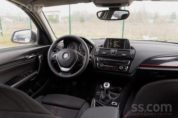 White BMW 116 2012 in Riga, with an engine capacity of 2.00 L and mileage of 0 thousand km for 7790 €, photo 11 on AUTOMOTO.COM.LV