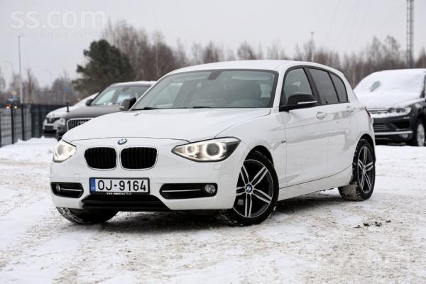 White BMW 116 2012 in Jelgava, with an engine capacity of 2.00 L and mileage of 0 thousand km for 8500 €, photo 1 on AUTOMOTO.COM.LV