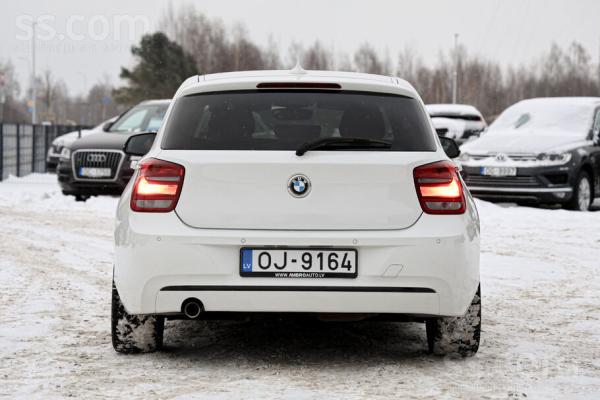 White BMW 116 2012 in Jelgava, with an engine capacity of 2.00 L and mileage of 0 thousand km for 8500 €, photo 6 on AUTOMOTO.COM.LV