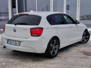 White BMW 116 2012 in Vilnius, with an engine capacity of 2.00 L and mileage of 353 thousand km for 7900 €, photo 6 on AUTOMOTO.COM.LV
