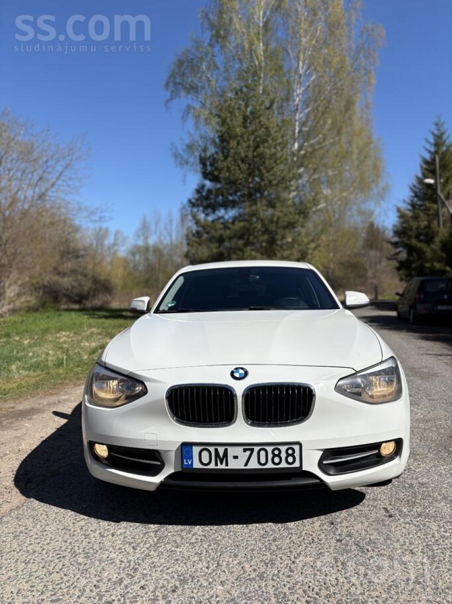 White BMW 116 2012 in Jelgava, with an engine capacity of 1.60 L and mileage of 213 thousand km for 4850 €, photo 3 on AUTOMOTO.COM.LV