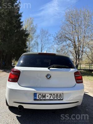 White BMW 116 2012 in Jelgava, with an engine capacity of 1.60 L and mileage of 213 thousand km for 4850 €, photo 7 on AUTOMOTO.COM.LV