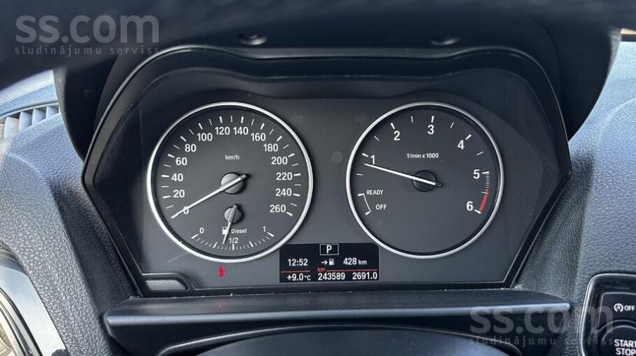 White BMW 116 2012 in Jelgava, with an engine capacity of 2.00 L and mileage of 243 thousand km for 8300 €, photo 14 on AUTOMOTO.COM.LV