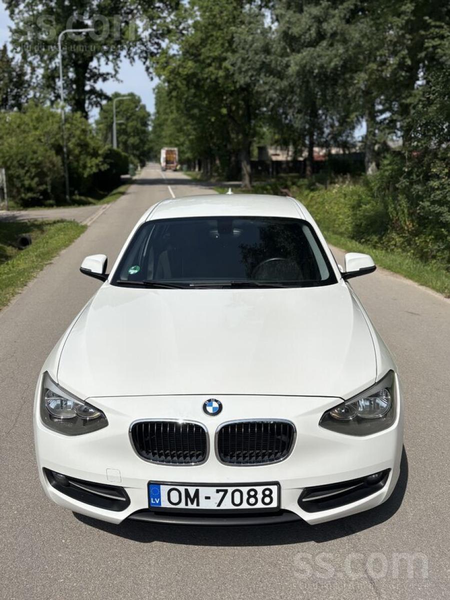 White BMW 116 2012 in Jelgava, with an engine capacity of 1.60 L and mileage of 213 thousand km for 4750 €, photo 7 on AUTOMOTO.COM.LV