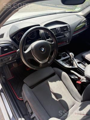 White BMW 116 2012 in Jelgava, with an engine capacity of 1.60 L and mileage of 213 thousand km for 4750 €, photo 8 on AUTOMOTO.COM.LV