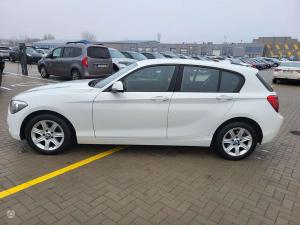 White BMW 116 2013 in Taurage, with an engine capacity of 1.60 L and mileage of 212 thousand km for 4500 €, photo 8 on AUTOMOTO.COM.LV