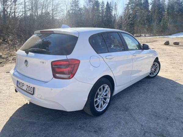 White BMW 116 2013 in Vilnius, with an engine capacity of 1.60 L and mileage of 234 thousand km for 6200 €, photo 7 on AUTOMOTO.COM.LV
